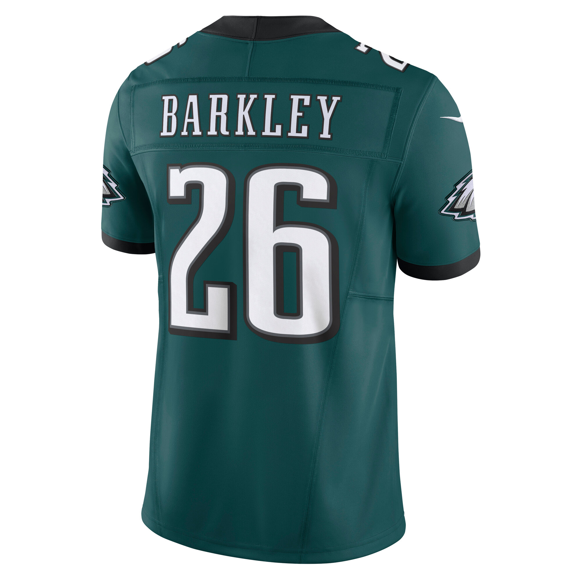 Men's Philadelphia Eagles Saquon Barkley Midnight Green Vapor F.U.S.E. Limited Jersey JS6936 ...